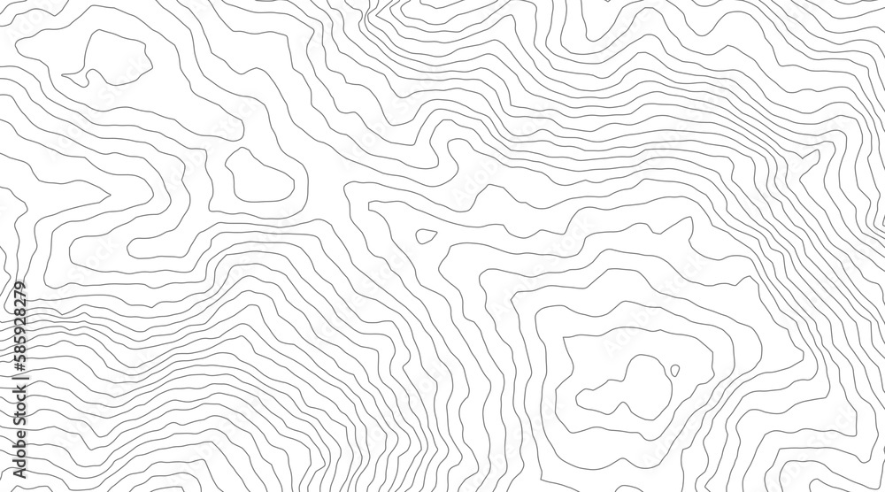 Ilustración de Stock Curvas de nivel abstracto | Adobe Stock