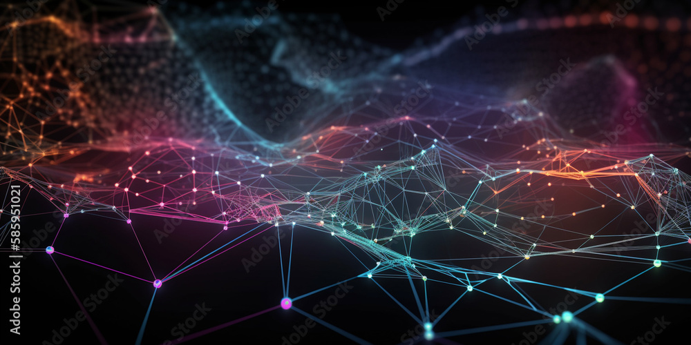 Digital Network Connectivity Wallpaper ::15 an intricate web of ...