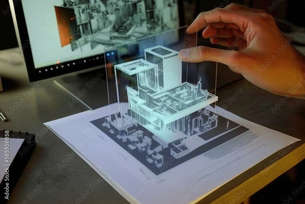 Architects can use 3D Touch Hologram Displays to showcase designs in a ...