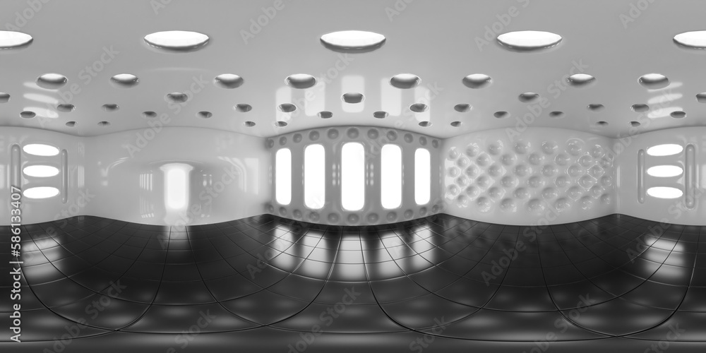 HDRI map, spherical environment panorama background, 360-degree ...