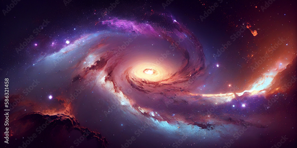 space galaxy background, Galaxy background, Starry cosmic nebula and ...