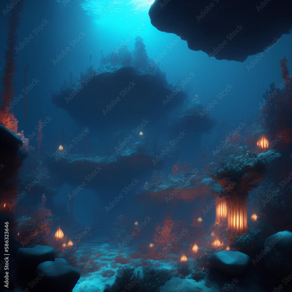 Explore the mysterious deep sea with surreal images of underwater ...