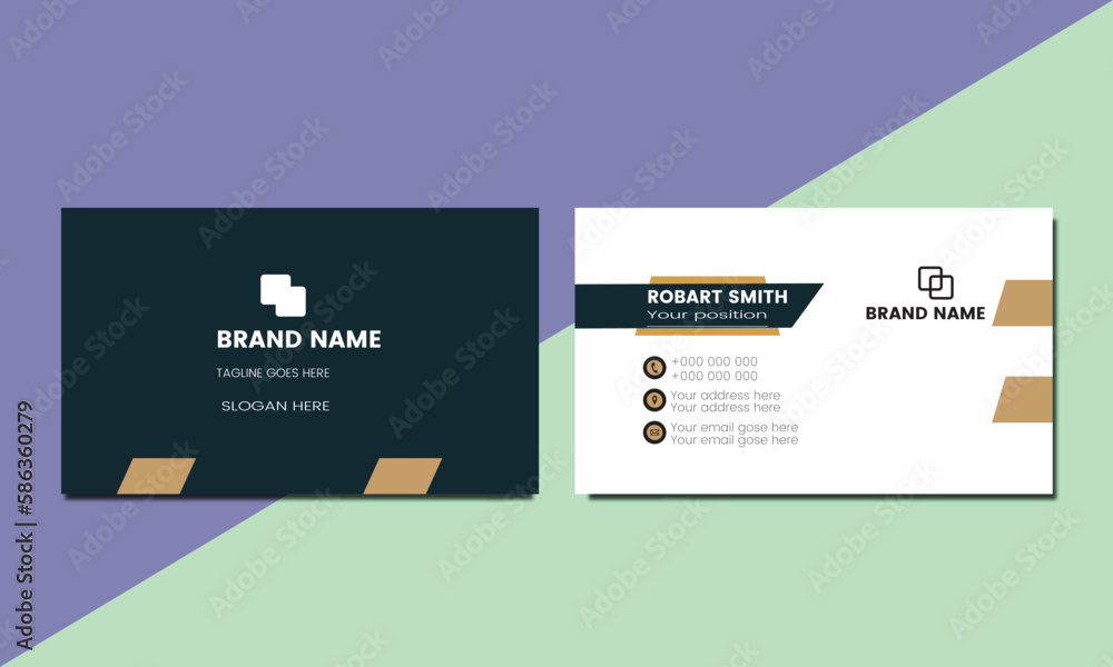 design formal red modern business card. Modern and simple business card ...