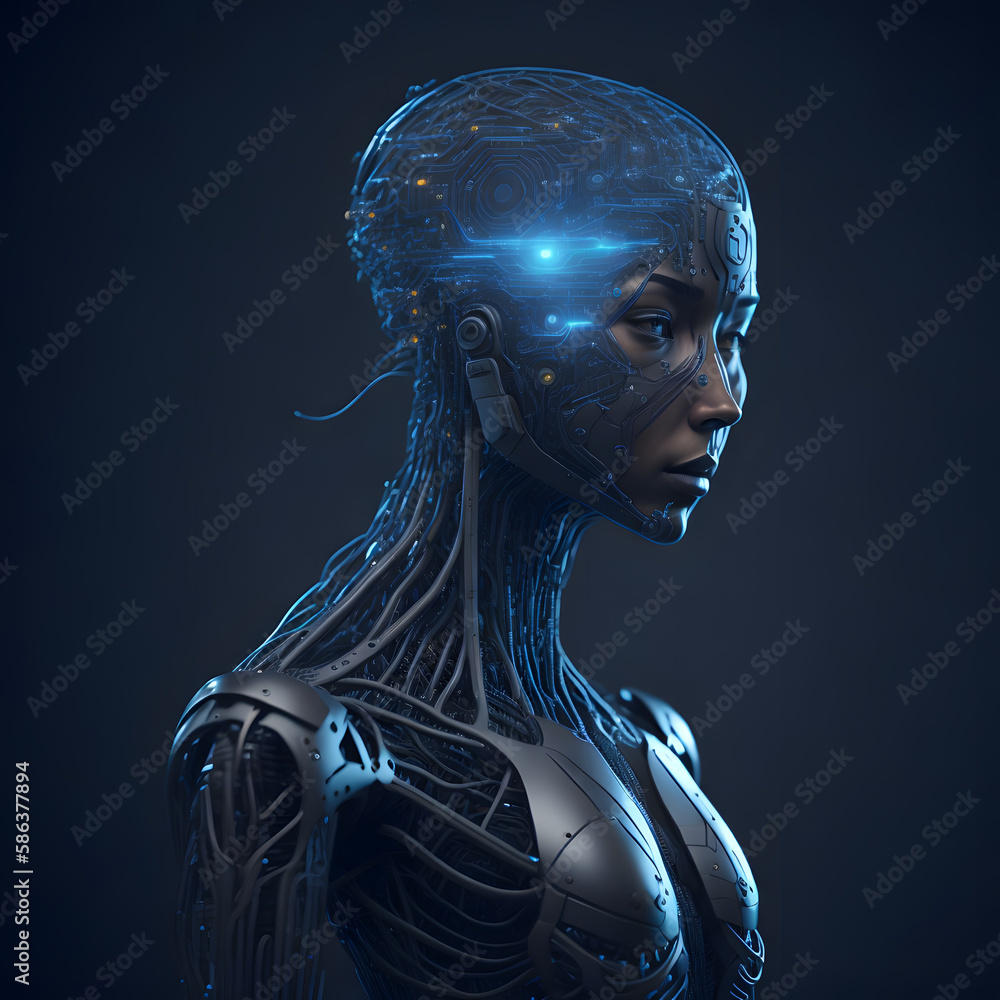 robot humanoid Chatgpt Chat with AI or Artificial Intelligence ...