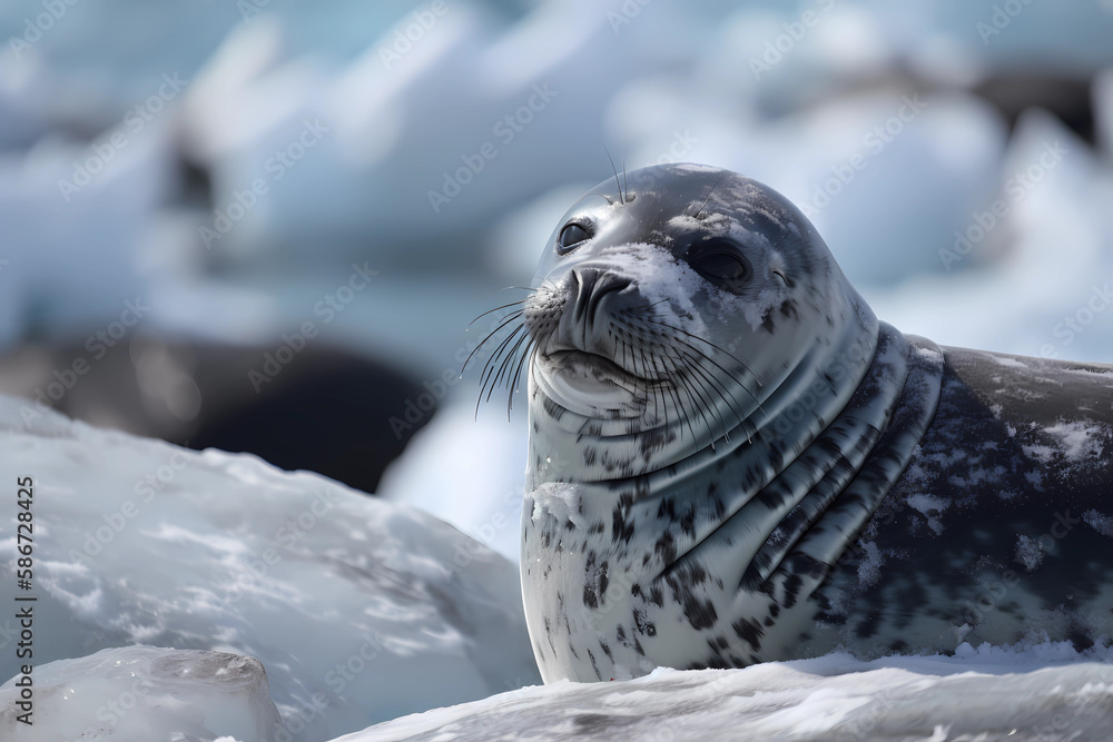 Weddell Seal - Antarctica - A large, carnivorous seal species known for ...