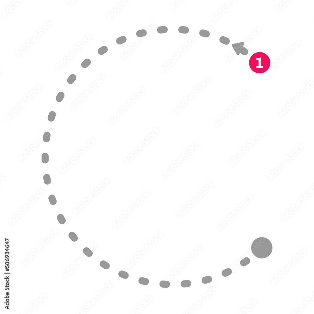 Tracing alphabet letter c lowercase prewriting dotted line element for ...