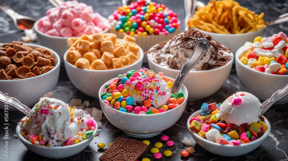 sharing all the best ice cream toppings and anything that would be considered toppings for ice ...