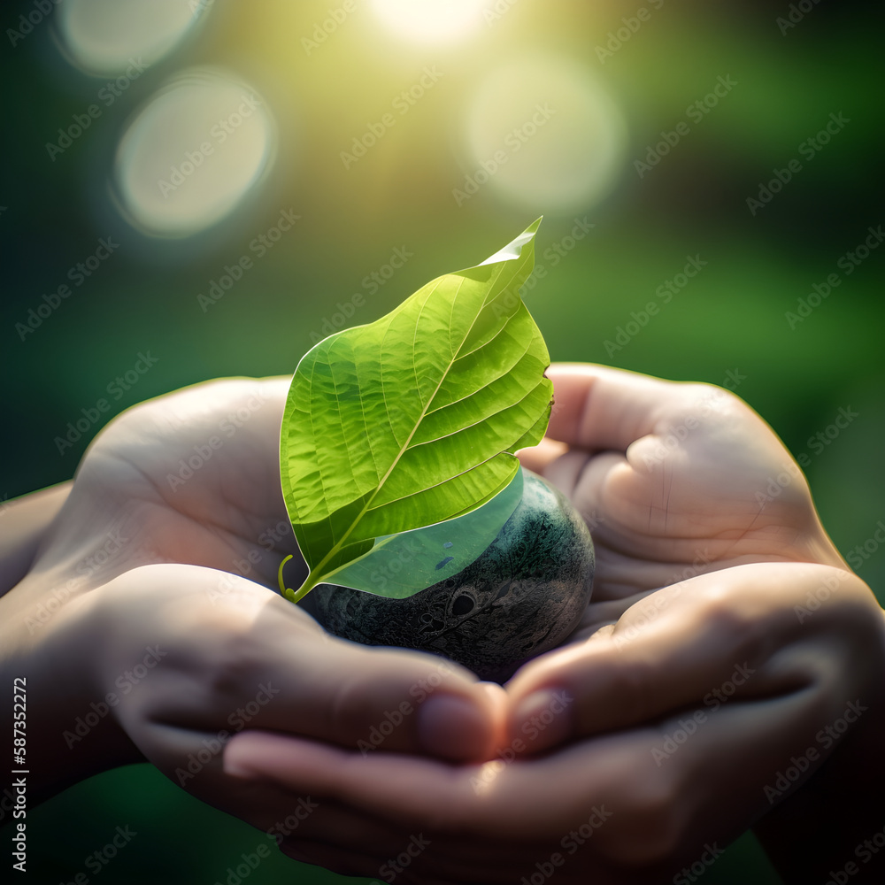 Generete ai ilustrations, world environment day, respect nature ...