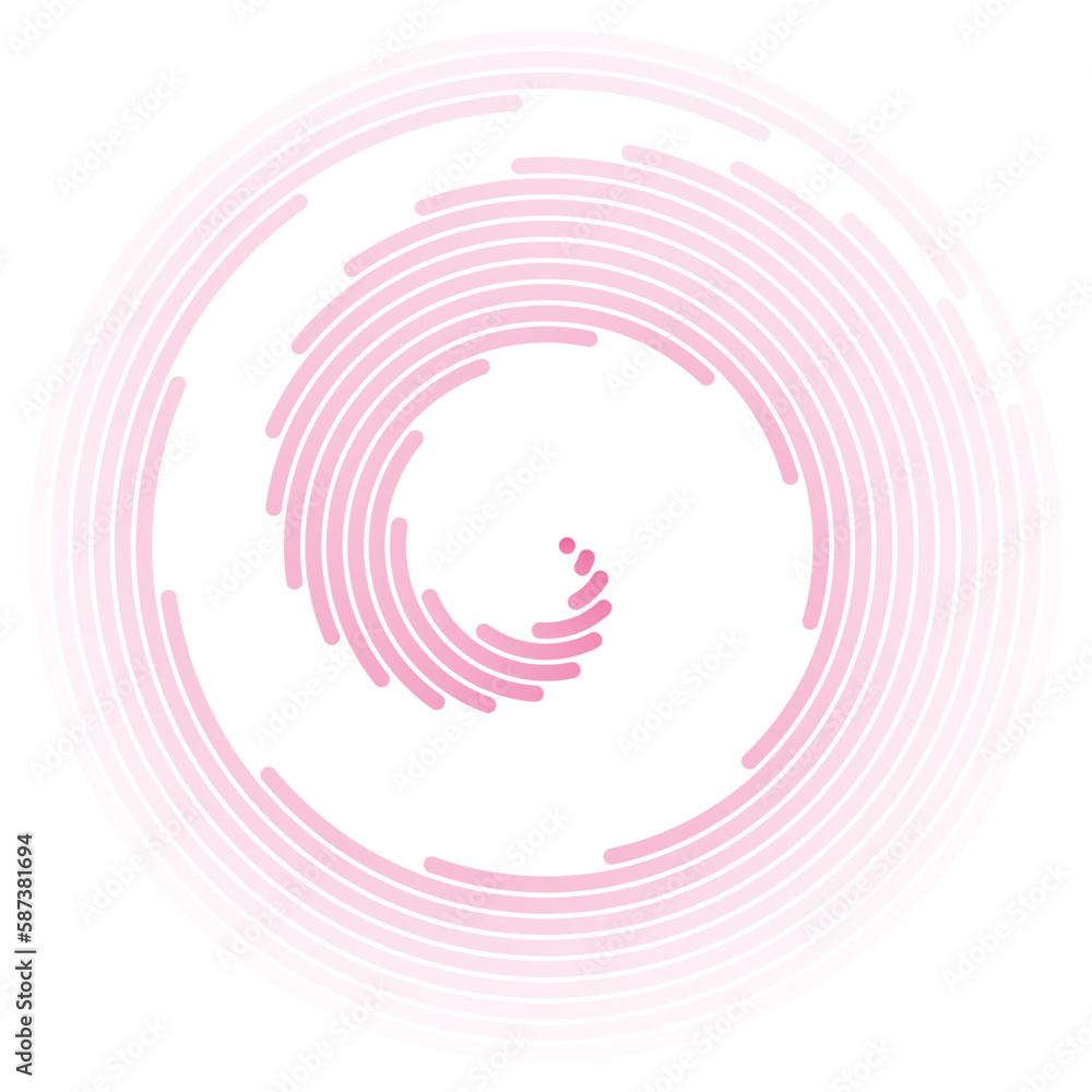 Editable stroke line spiral shape silhouette. Vector illustration image ...