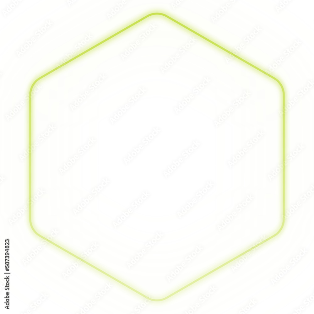 Basic shape neon background. Electric geometric shape with light flare ...