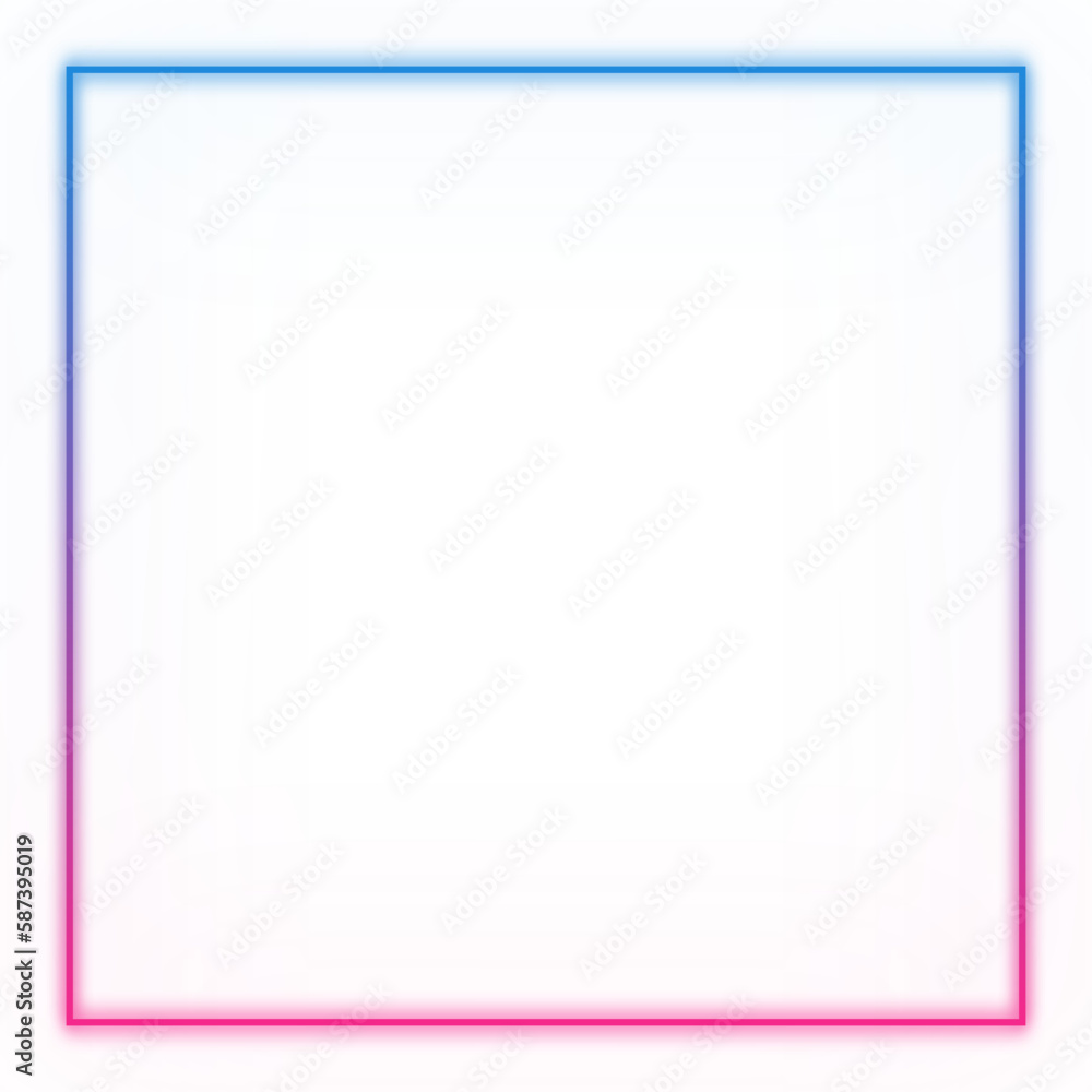 Basic shape neon background. Electric geometric shape with light flare ...
