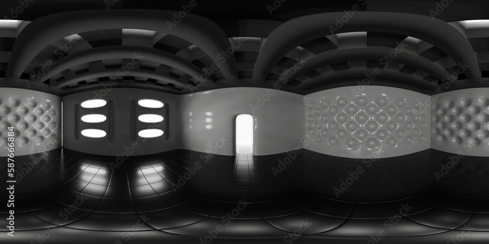 HDRI map, spherical environment panorama background, 360-degree ...