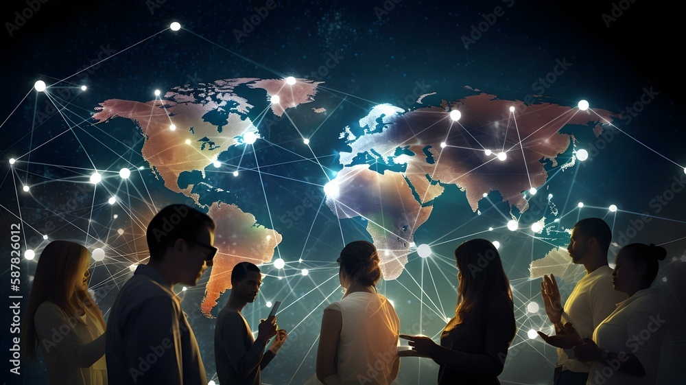 People from various cultural and ethnic backgrounds engaging in real ...
