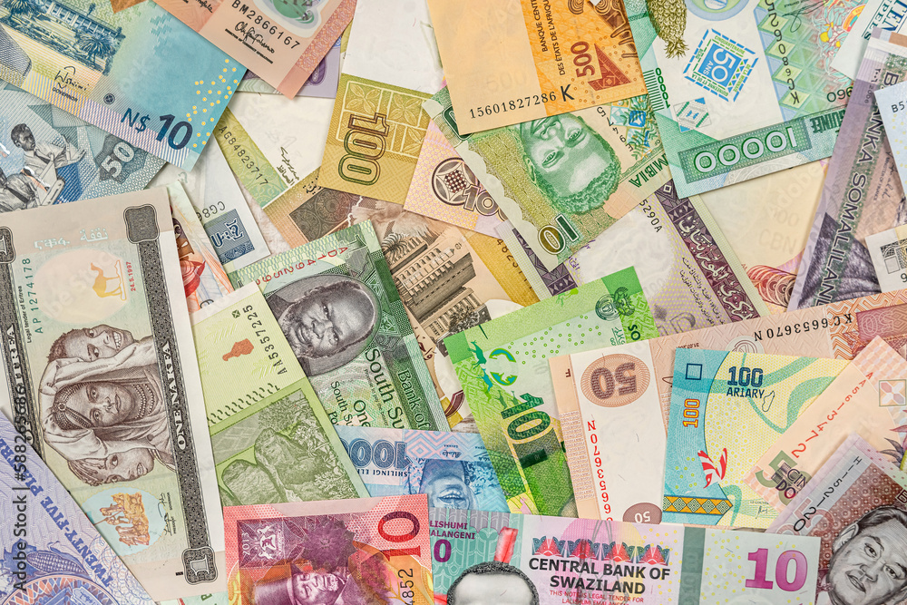 variety of South African Rand banknotes. Stock Photo | Adobe Stock