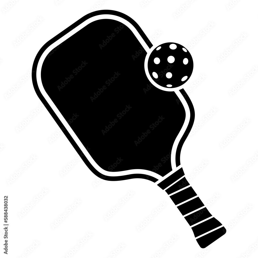 Pickleball Racket Stock Vector | Adobe Stock