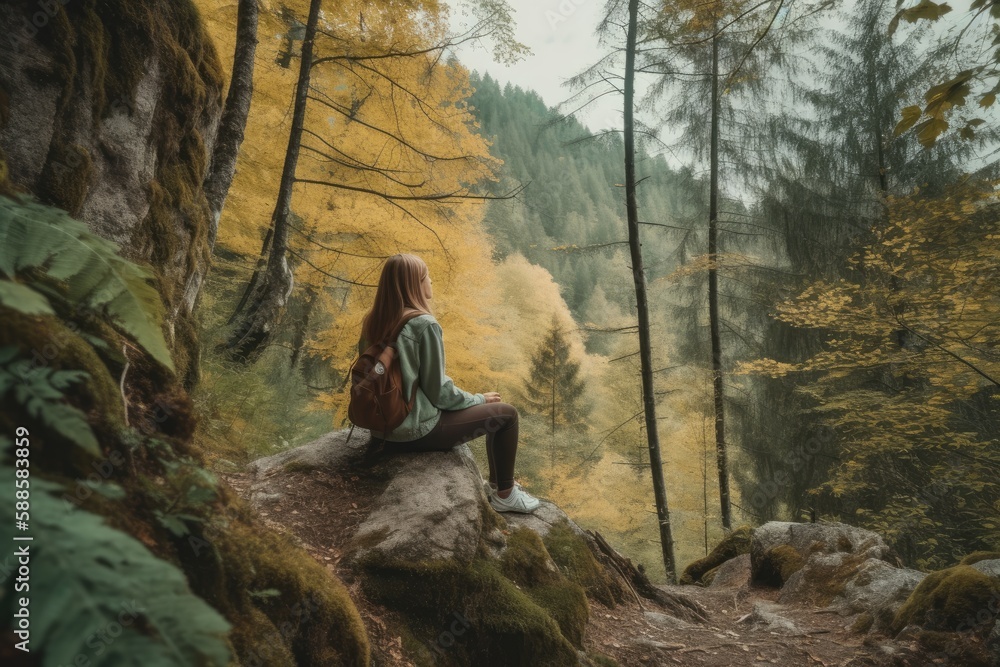 image that highlights the benefits of spending time in nature for ...