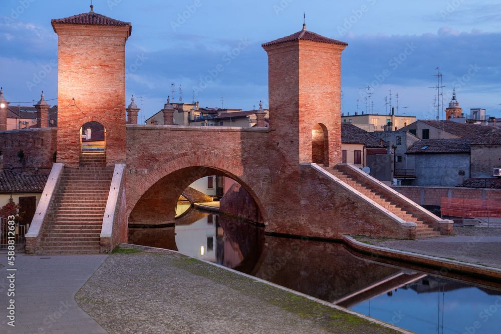 comacchio regional park delta del po lagoon city famous for its ...