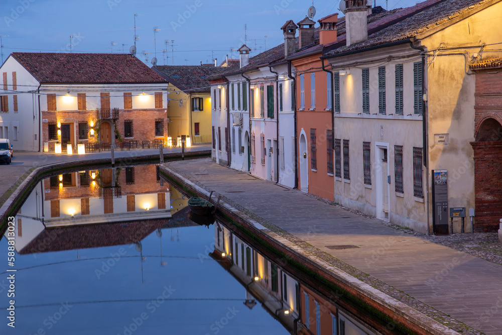 comacchio regional park delta del po lagoon city famous for its ...