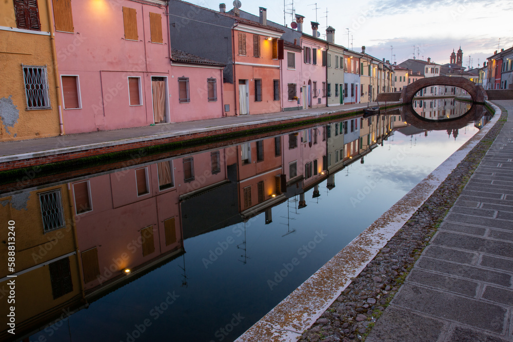 comacchio regional park delta del po lagoon city famous for its ...