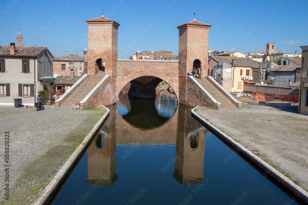 comacchio regional park delta del po lagoon city famous for its ...
