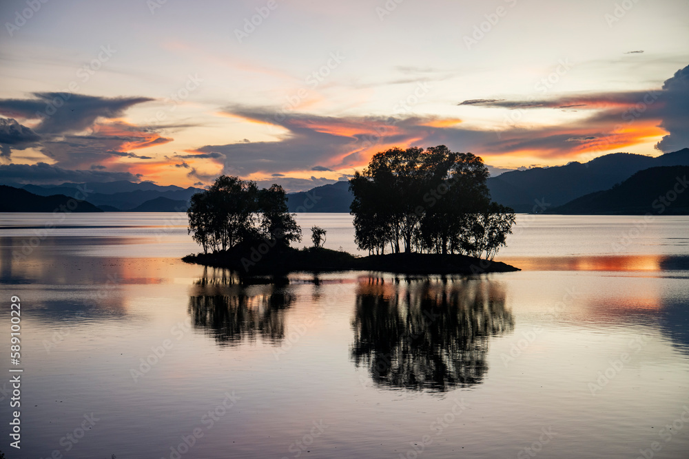 THAILAND PRACHUAP HUA HIN WAT PRANBURI DAM Stock Photo | Adobe Stock