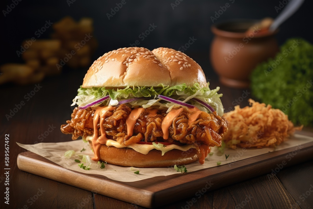 international fast food chain's new menu item, bursting with flavors ...