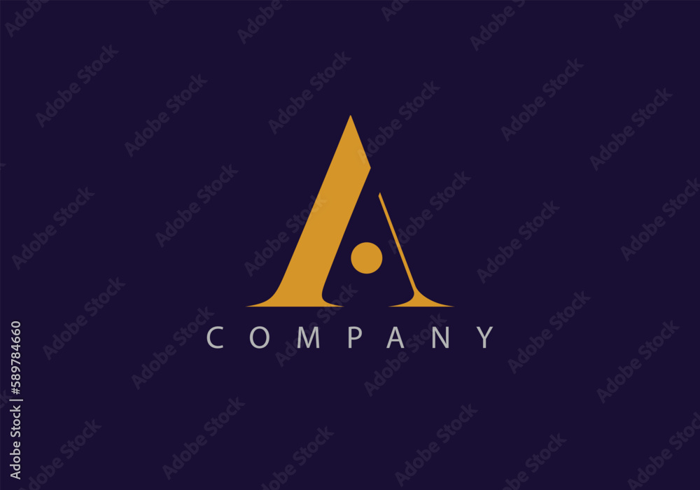 Huruf awal Template desain vektor logo Stock Vector | Adobe Stock