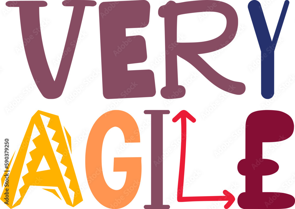 Very Agile Calligraphy Illustration for Social Media Post, Book Cover ...