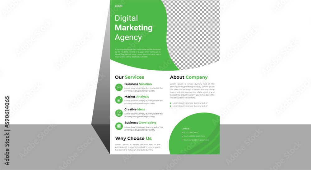 Title: Flyer Design, Poster, Brochure cover design, A4, Modern design ...