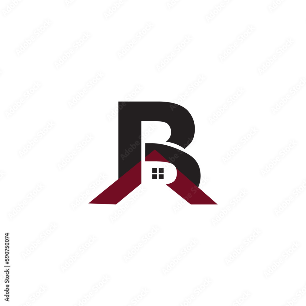 Letter B real estate logo template vector image Stock Vector | Adobe Stock