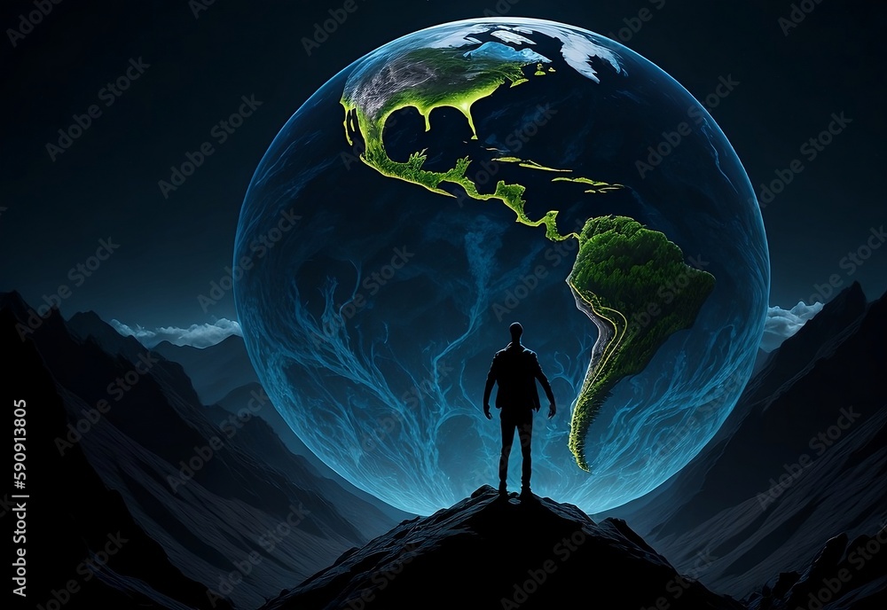 Earth Day Concept , Eco-Friendly Banner and Template Design for ...