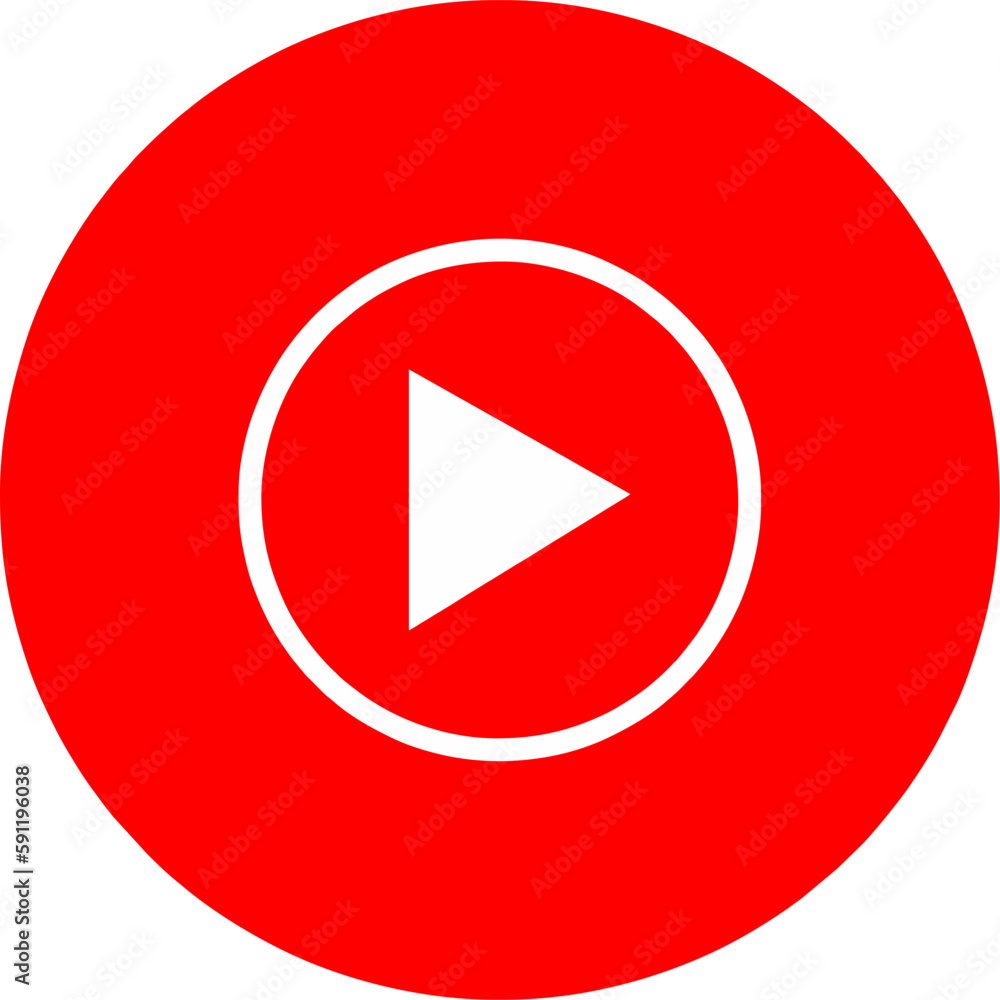 Popular social media music app Youtube music logo icon png. Stock ...