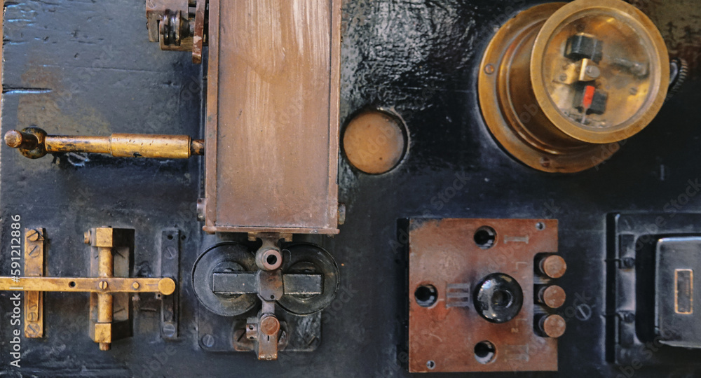 A brass telegram used for communications during second world war using ...