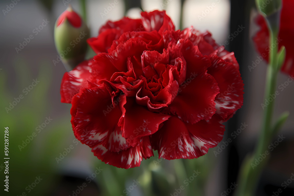 Carnation (Dianthus caryophyllus) - Flower originally from the ...