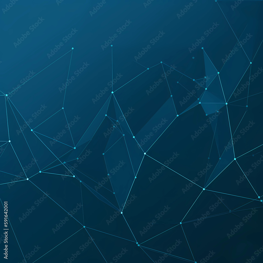 Ilustrace Plexus Blue Background Desktop Wallpaper HD 4k Network Nodes ...