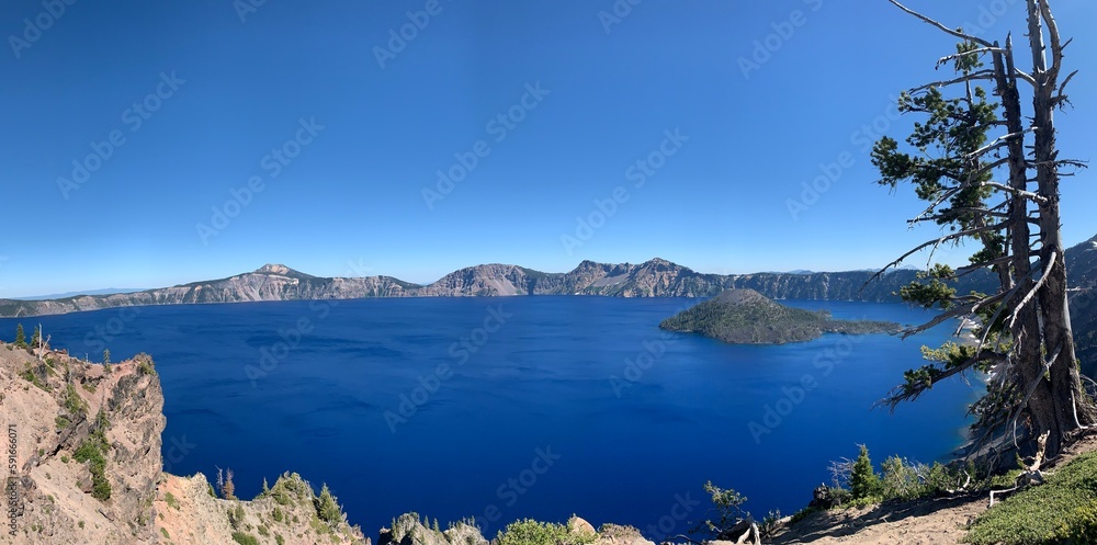 Crater Lake National Park, Oregon. Crater Lake National Park is in the ...