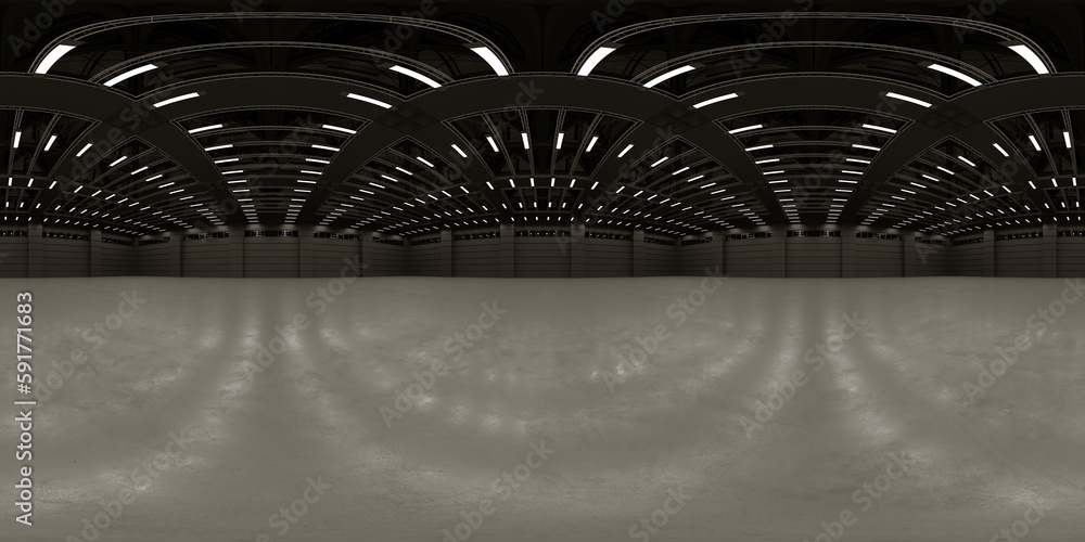 3d rendered Hall HDRI Stock Illustration | Adobe Stock