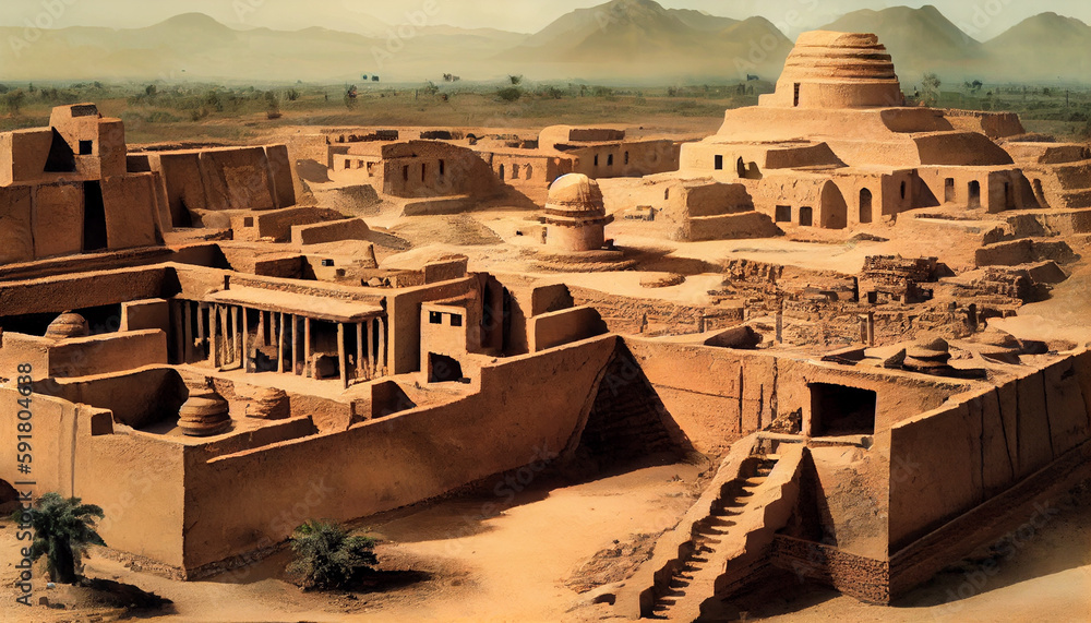 Pakistan Indus Valley Civilization Stock Illustration | Adobe Stock