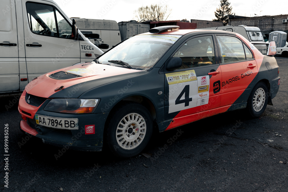 Mitsubishi Lancer Evolution IX. Rally Mitsubishi Lancer Evo 9 Stock ...