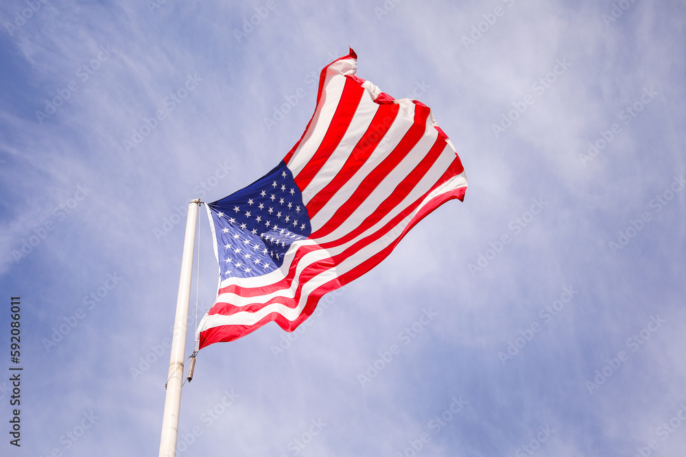 US flag symbolizes American patriotism, freedom, and unity a reminder ...