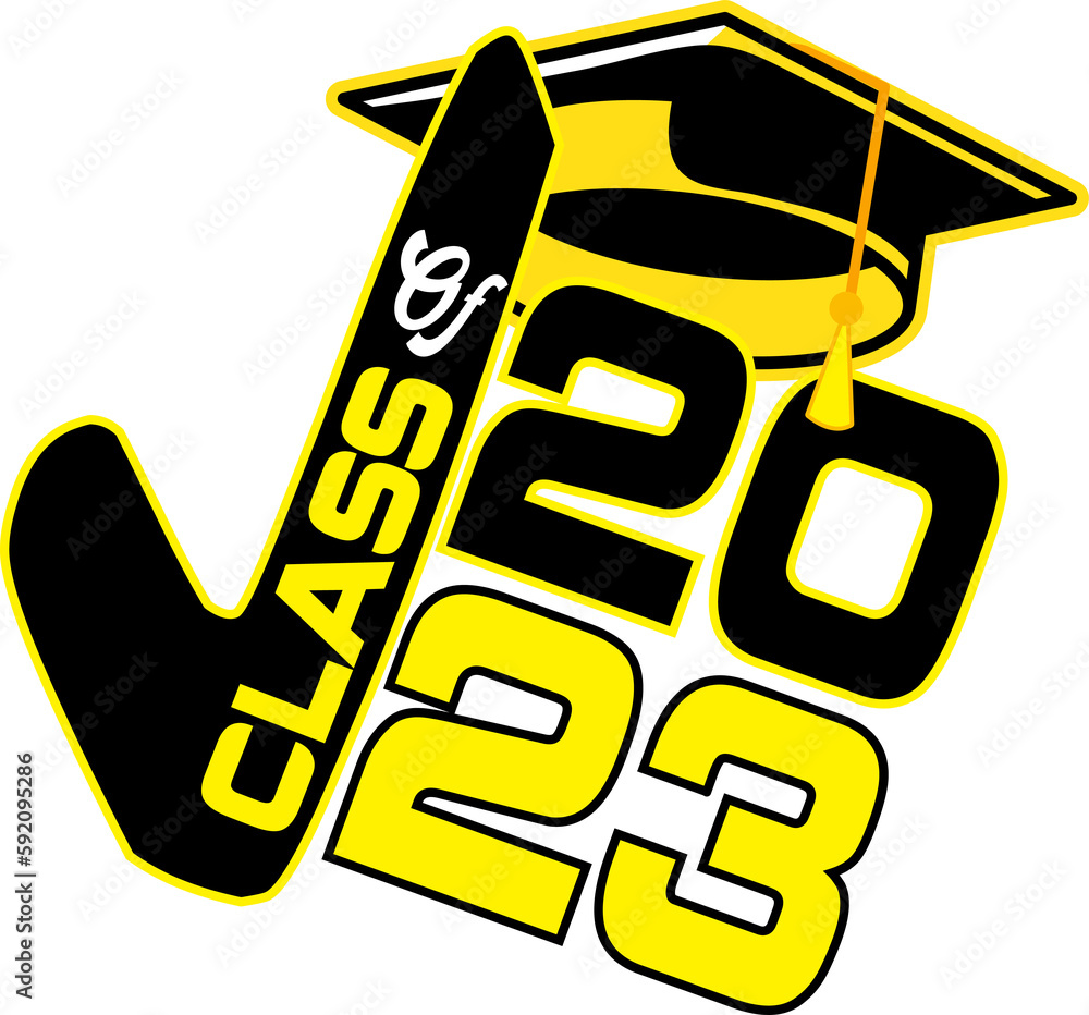 Class of 2023 graduation designs. Transparent PNG. Created with ...