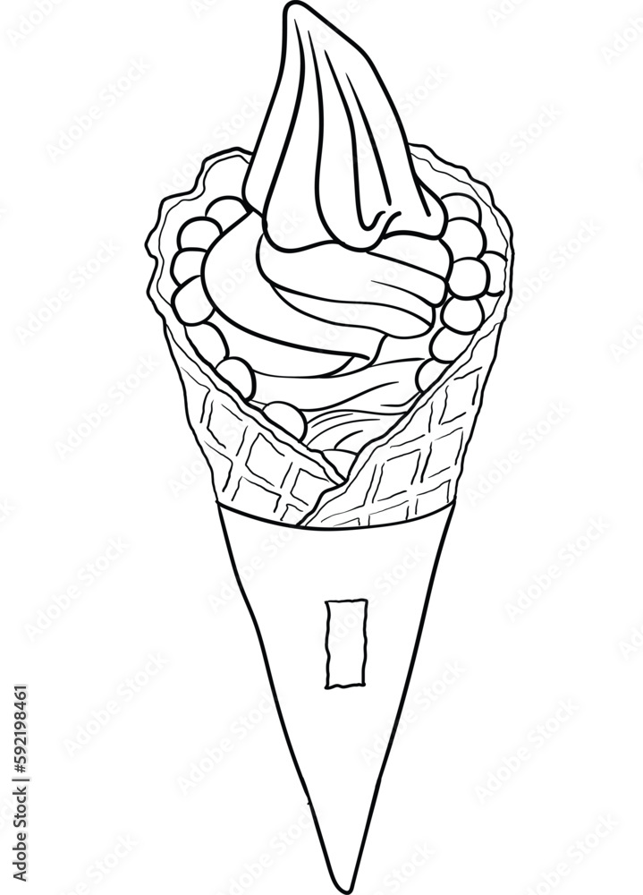 Indulge your sweet tooth with Sweet Treats, a coloring page featuring a ...