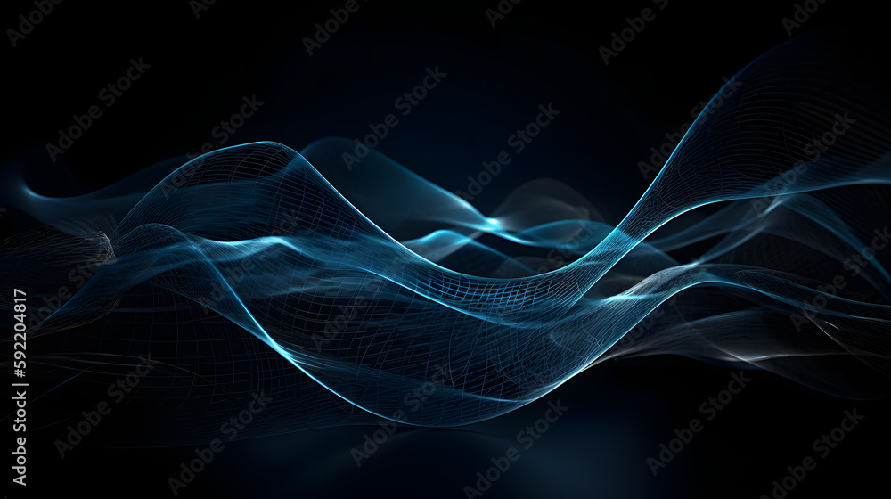 Abstract light effect blue texture wallpaper Stock Illustration | Adobe ...