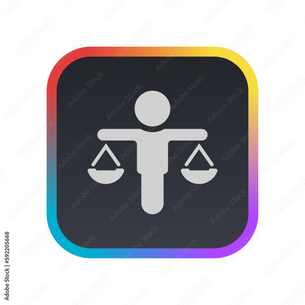 Equality - Pictogram (icon) Stock Vector | Adobe Stock
