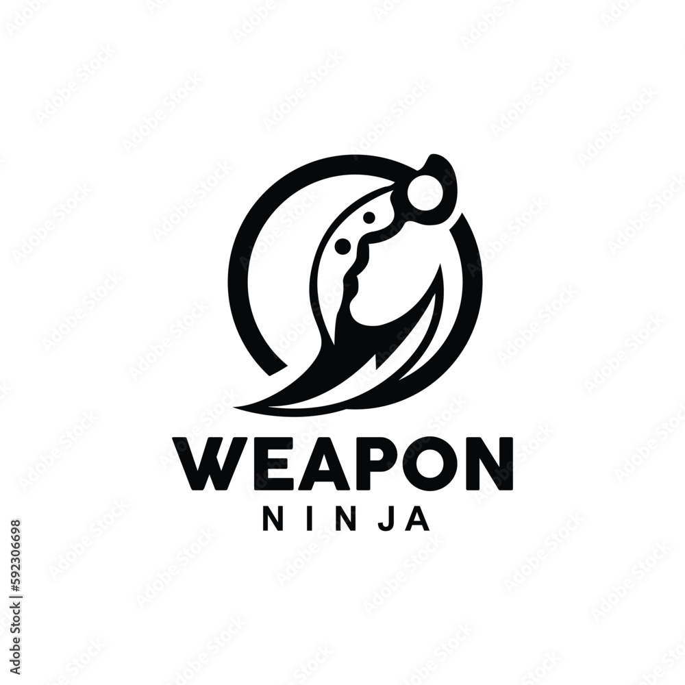 Weapon Logo, Traditional Weapon Karambit Vector, Ninja Fighting Tool ...