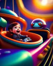 Coasters Drive In Night Free Stock Photo - Public Domain Pictures