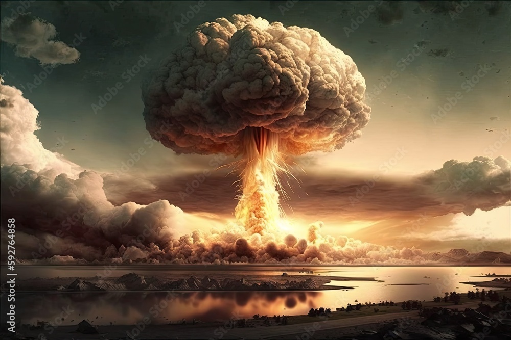 Armageddon. A nuclear explosion or an asteroid impact may result in the ...