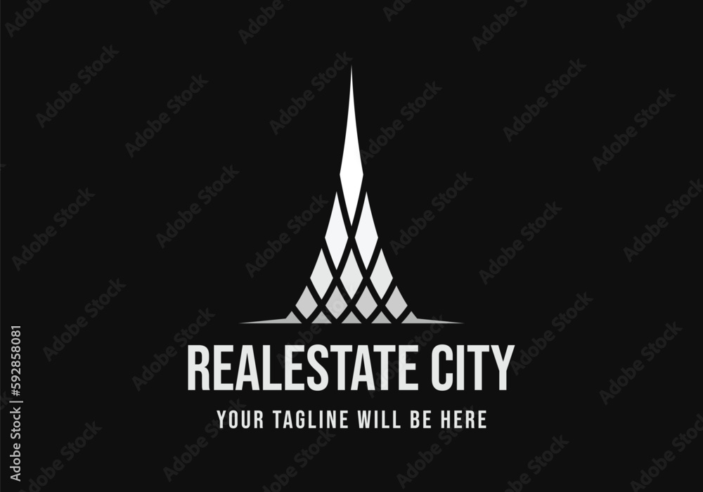 Vector de Stock Real estate logo construction logo construction logo ...