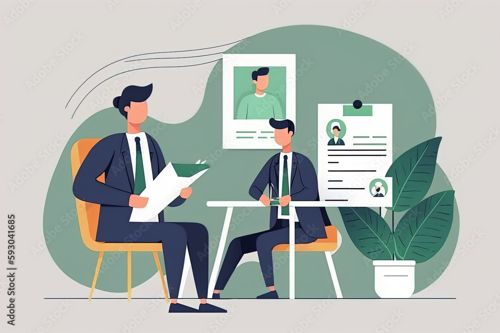 Qualified and experienced candidate is being interviewed for the ...