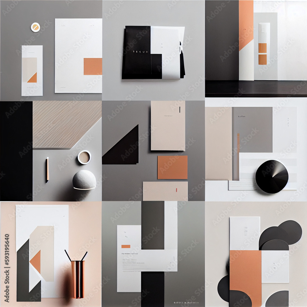 Set of versatile, minimalistic design elements and patterns t. The ...